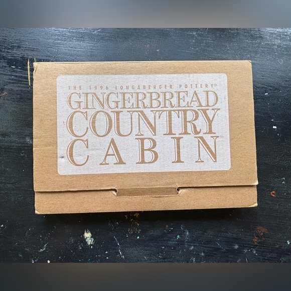 Longaberger | Kitchen | Vintage Longaberger Gingerbread Country Cabin ...